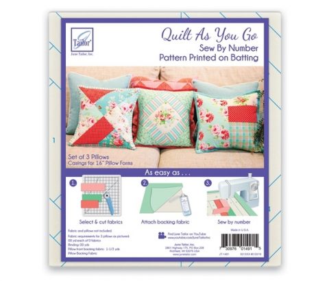 June Tailor Quilt As You Go - Set of 3 Pillows (JT-1491) - The Cosy Cabin